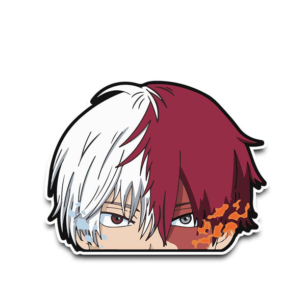 Shoto todoroki peeker Sticker – Otakukulture