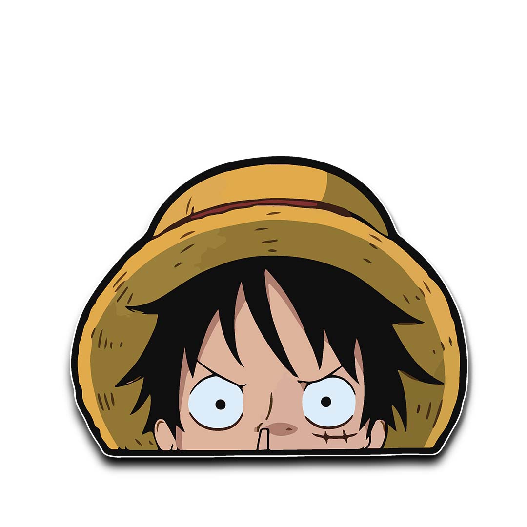 Luffy peeker Sticker – Otakukulture
