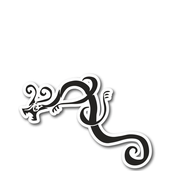 Draken tattoo peeker Sticker – Otakukulture