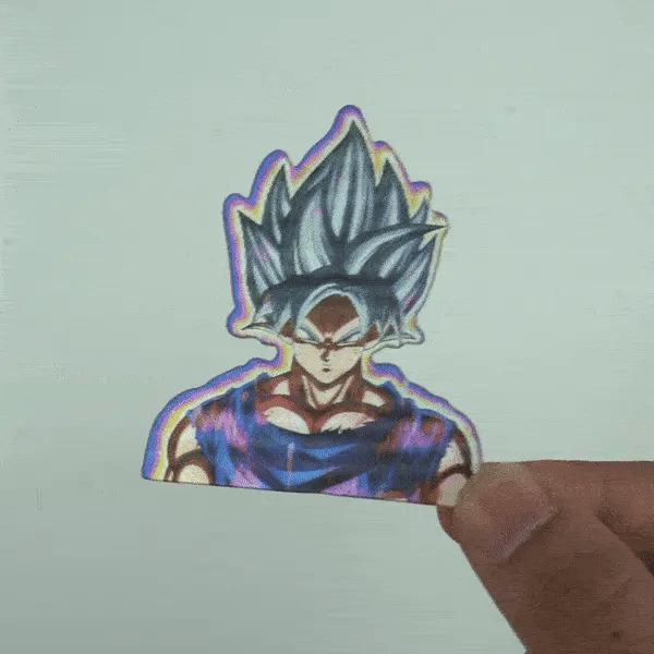Goku mini 3D sticker – Otakukulture