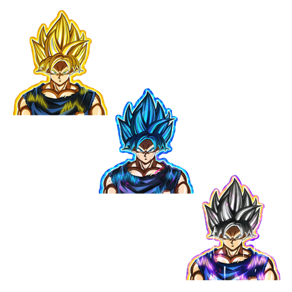 Goku mini 3D sticker – Otakukulture