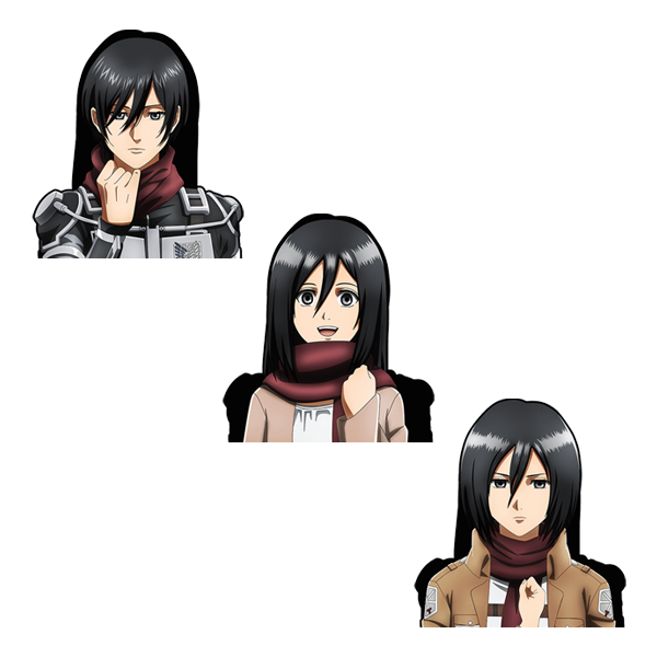 Mikasa mini 3D sticker – Otakukulture