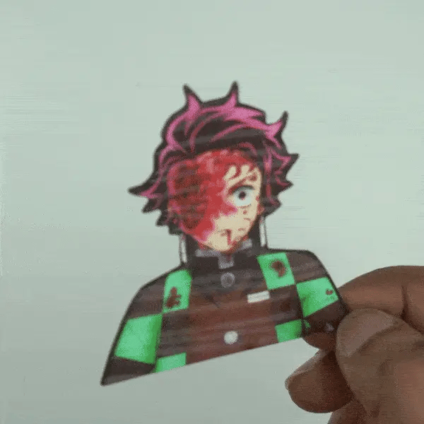 Tanjiro mini 3D sticker – Otakukulture