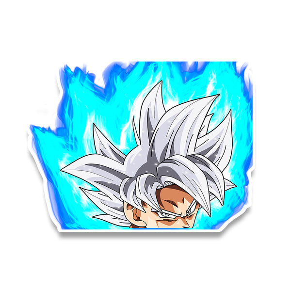 Goku UI peeker Sticker – Otakukulture