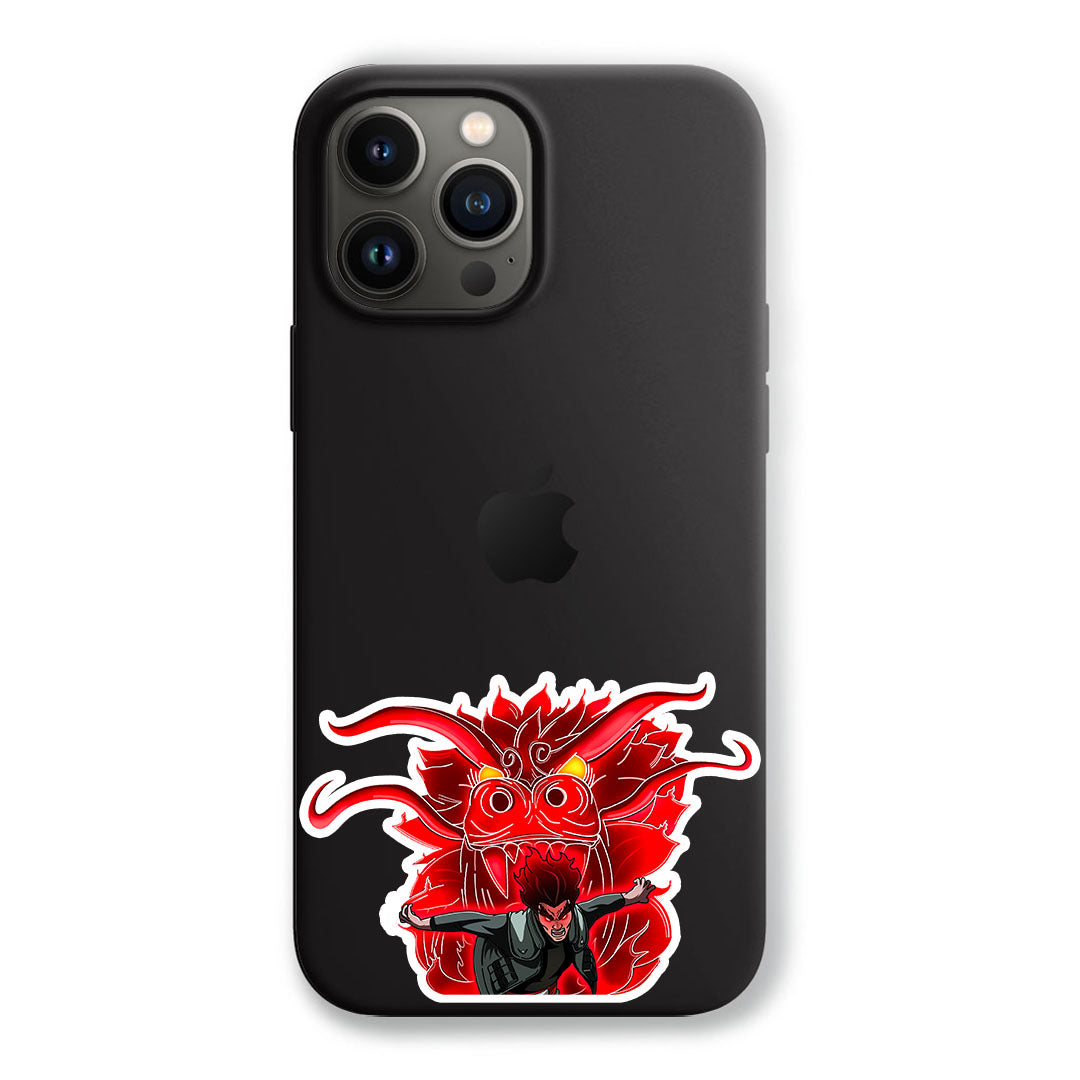 Might guy peeker Sticker – Otakukulture